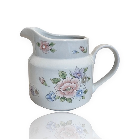 Kitchen | Pitcher Flowers Floral Porcelain Pink Flowers Kitchen Home ...